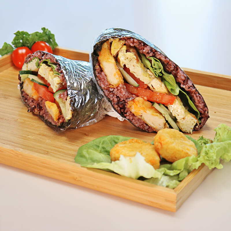 Cheezy Chicken Nugget Rice Sandwich - EB Food